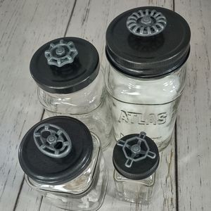 Upcycled | Bath | Recycled Glass Bath Vanity Desk Storage Set Charcoal ...